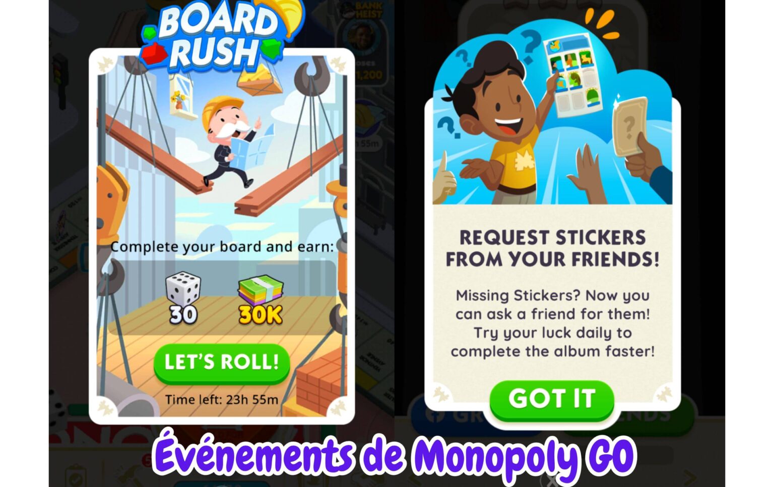 Événements de Monopoly GO - Mise à Jour Quotidienne